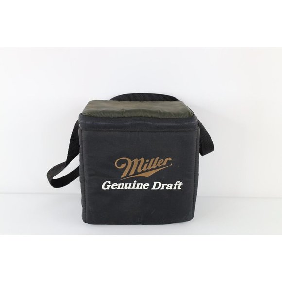 Vintage | Bags | Vintage 9s Distressed Spell Out Miller Beer Insulated ...
